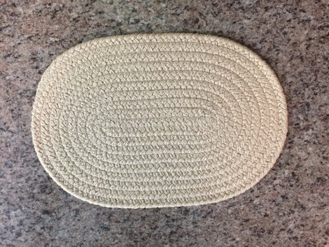 Braided Oval Placemat (select color from drop-down menu) – Colonial ...